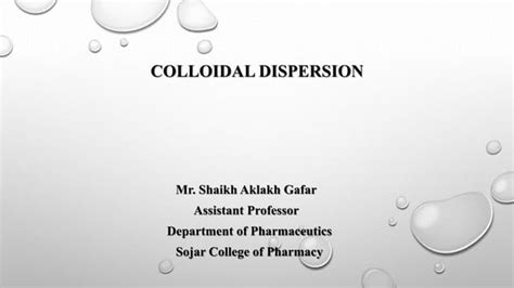 Colloidal Dispersionpptx