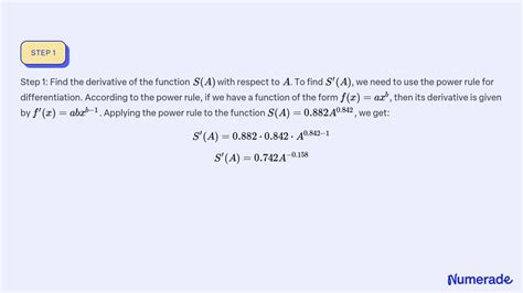 ⏩solved The Number Of Tree Species S In A Given Area A In The Pasoh… Numerade