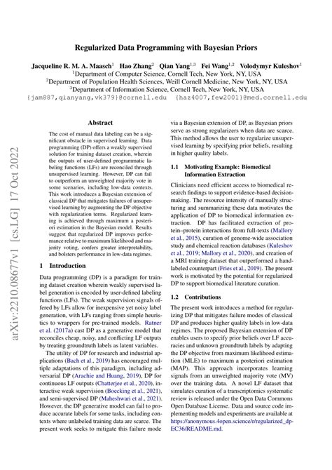 pdf regularized data programming with bayesian priors