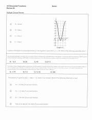 Modeling Sinusoidal Functions Review Analysis Course Hero