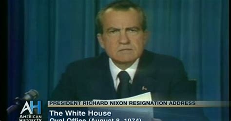 President Nixon Resignation Address C