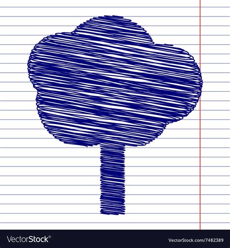 Tree Sign Royalty Free Vector Image Vectorstock