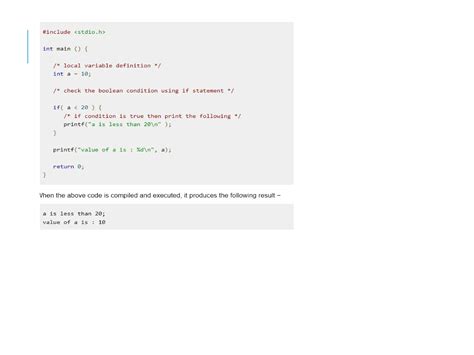 Conditional Control Statements Explains The Programming Constructs PPT