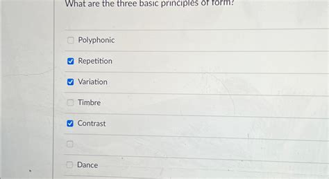 Solved What Are The Three Basic Principles Of