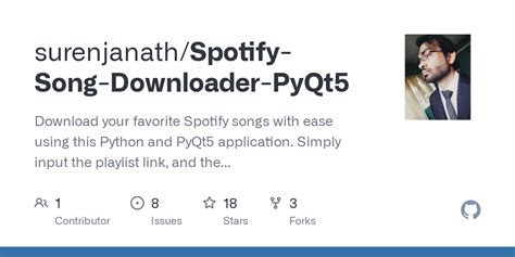 Github Surenjanathspotify Song Downloader Pyqt5 Download Your