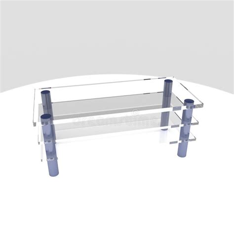 Glass Table Stock Illustration Illustration Of Reflective 4966772