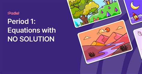 Period 1 Equations With No Solution