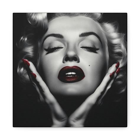 Marilyn Monroe Wall Art Portrait Of Marilyn Monroe In Black And White