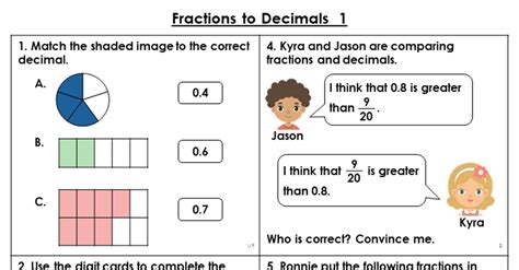 Year 6 Fractions To Decimals 1 Lesson Classroom Secrets Classroom