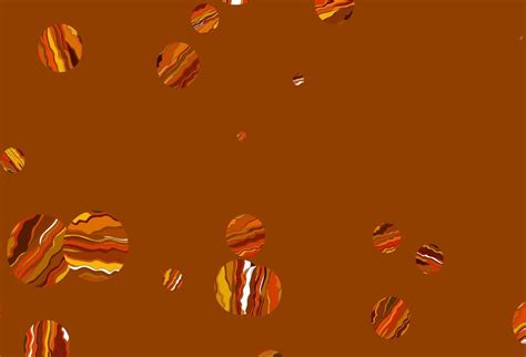 Light Orange Vector Layout With Circle Shapes 13660631 Vector Art At Vecteezy