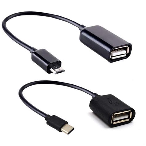 Jual Kabel Otg Type C Usb To Type C Otg Kabel Data Micro Usb V Konektor Shopee Indonesia