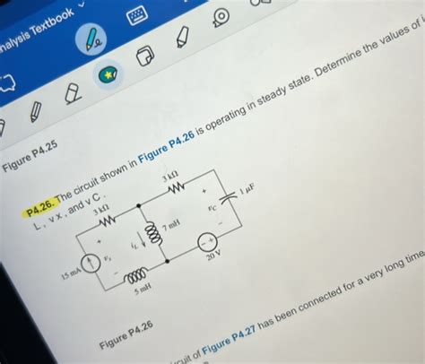 Nalysis Textbook Befigure P4 25p4 26 The Circuit Shown In Figure P4