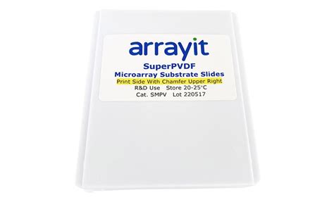 Arrayit Superpvdf Microarray Substrate Slides Box Of 5