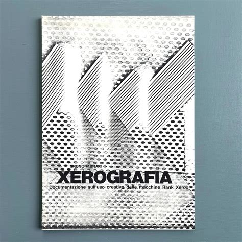 Bruno Munari Xerografia Rank Xerox 1970 Saint Martin Bookshop