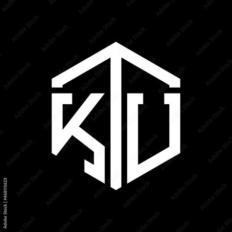Ktu Letter Logo Design On Black Background Ktu Creative Initials Letter Logo Concept Ktu Letter
