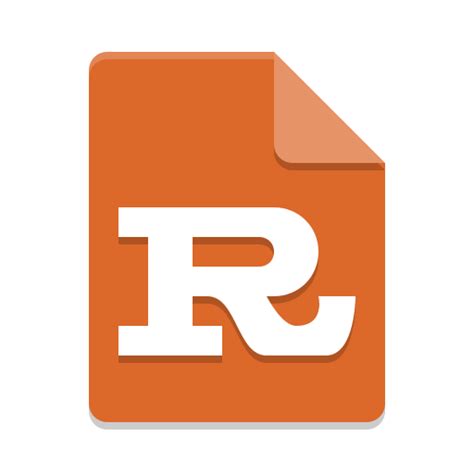 Text Rust Files Folders Icons