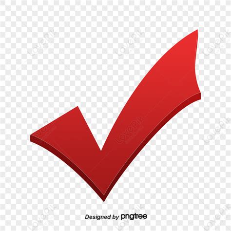 확인 표시 对勾 체크 일러스트빨간검사 Png 일러스트 무료 다운로드 Lovepik