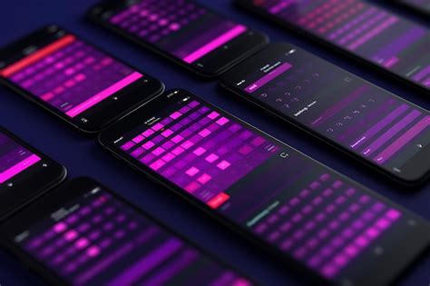 Perspective Mobile App Screens Mockup Premium Ai Generated Image