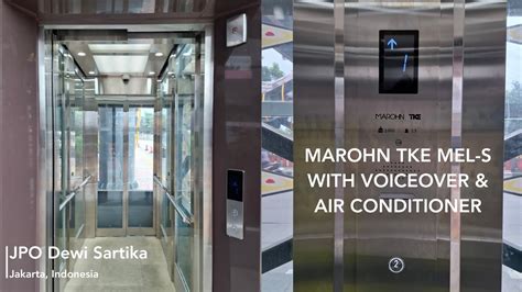 New Marohn Tke Scenic Elevators At Dewi Sartika Footbridge Jpo Dewi