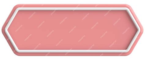 Premium Photo 3d Button Empty Button 3d Illustration