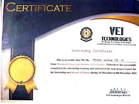 mohan shyam n on linkedin certification of that i successfully