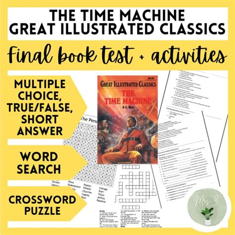 The Time Machine Great Illustrated Classics Final Test Crossword