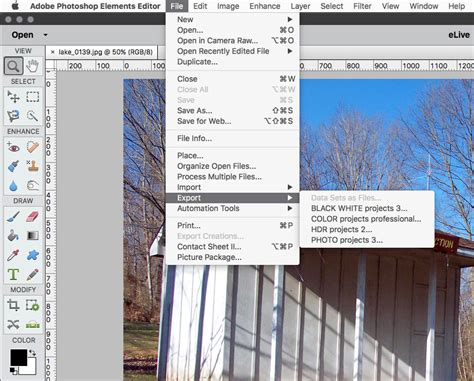 Solved Export Grayed Out Photoshop Elements 15 Adobe Community 8962974