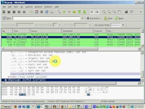 Wireshark Interface YouTube