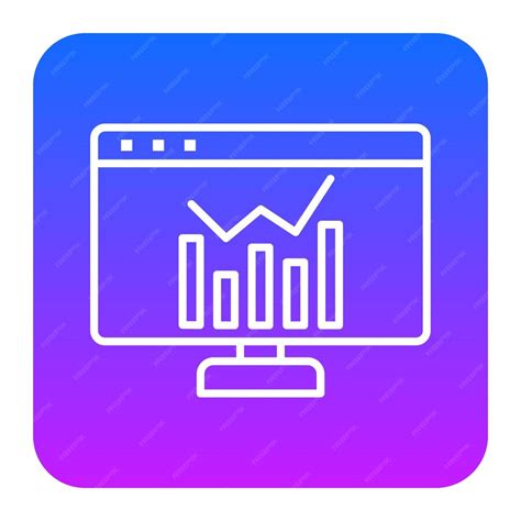 Premium Vector Monitoring Vector Illustration