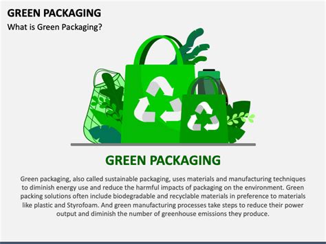 Green Packaging Powerpoint Template Powerpoint Templates Packaging
