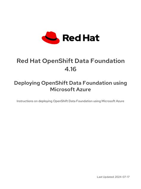 red hat openshift data foundation 4 16 deploying openshift data
