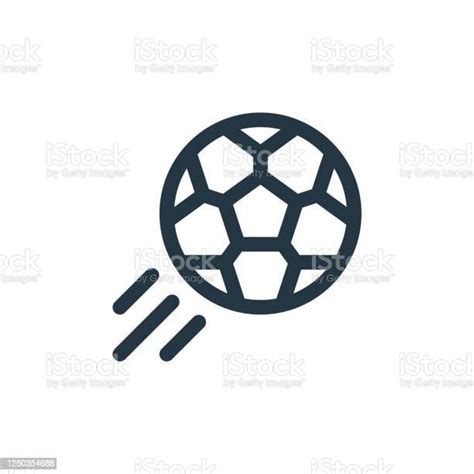 축구 벡터 아이콘 축구 편집 스트로크 웹 및 모바일 앱 로고 인쇄 매체에 사용하기 위한 축구 선형 기호입니다 얇은 선 그림 벡터
