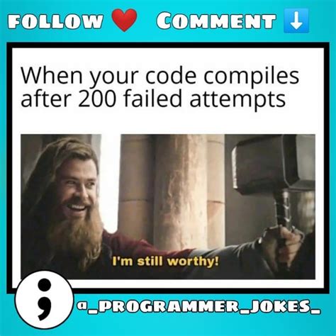Programmer Jokes Programmerjokes ️like And ⬇️ Tag Comments ⚠️