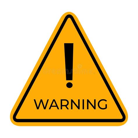 A Triangular Warning Symbol With An Exclamation Mark Vector