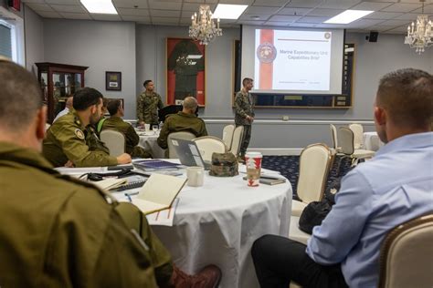 Dvids Images Idf Meets With Ii Mef Staff [image 10 Of 17]