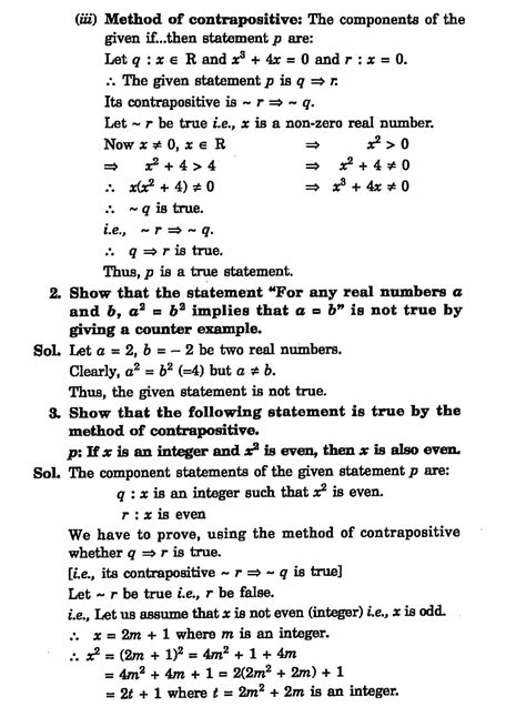 Mathematical Reasoning Class 11 Math Studypur