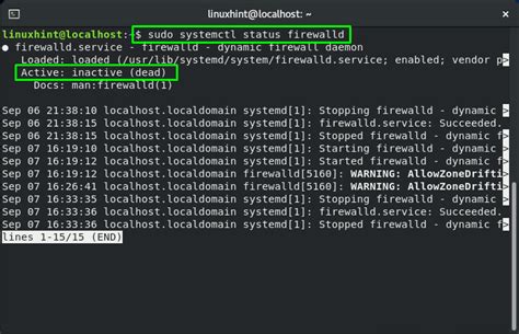 How To Fix Firewalld Is Not Running” Error On Centos Linux Hint 9