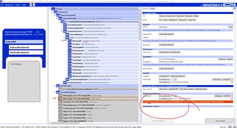 dataspecification not shown after loading aasx created in pe 2x into pe
