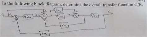 solved in the following block diagram determine the overall