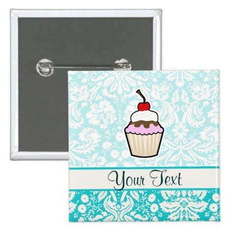 Cupcake Cute Pinback Button Zazzle Buttons Pinback Pinback