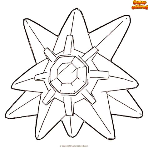 Coloriage Pokemon Staross