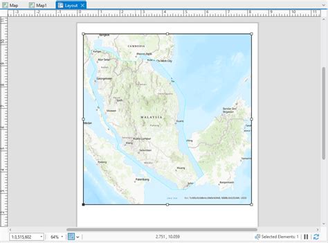 Faq Can The Map Frame Be Resized Without Keeping The Map Extent