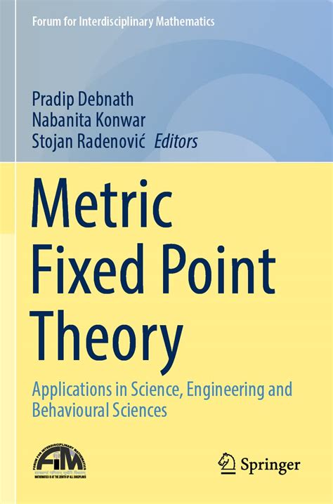 Buy Metric Fixed Point Theory Applications In Science Engineering And