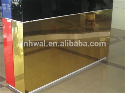 Decorative Reflective Aluminium Cladding Sheet High Quality Decorative