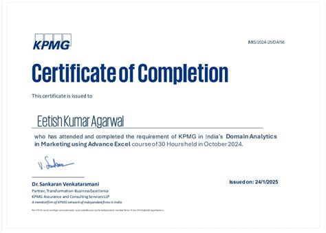 kpmg kpmg marketinganalytics advancedexcel datadrivenmarketing