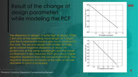 Photonic Crystal As Dispersion Compensating Elementpptx
