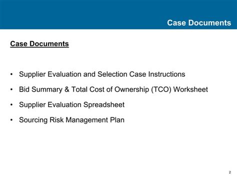 Case Instructions Overviewppt