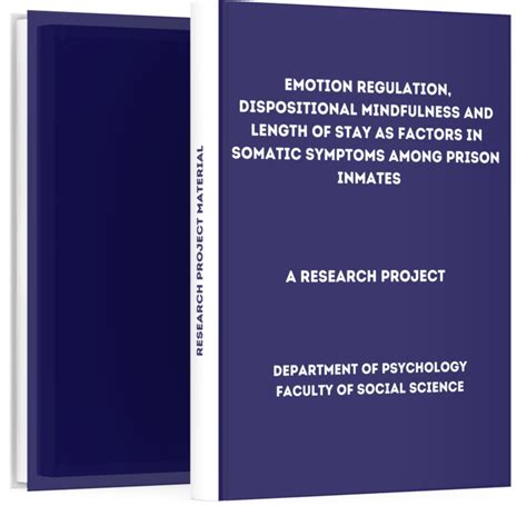 Emotion Regulation Dispositional Mindfulness And Length Of Stay