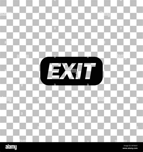 Emergency Exit Icon Black And White Stock Photos Images Alamy