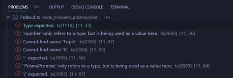 Prisma Client Types Are Being Generated With Errors Prisma Prisma